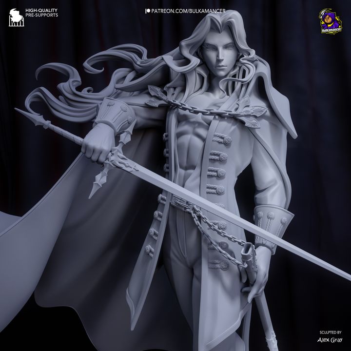 3D Printable Vampire prince | 271mm by Bulkamancer Sculpts