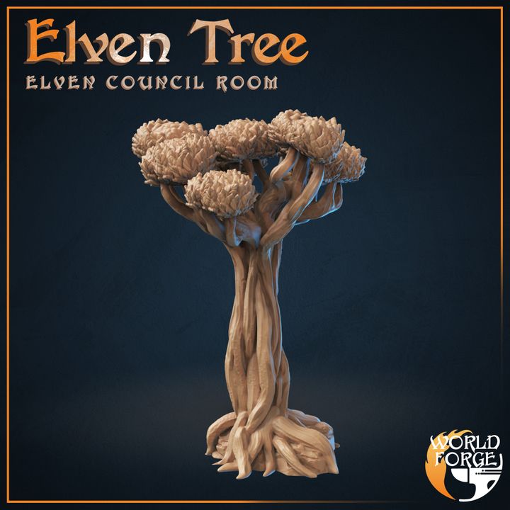 3D Printable Elven Council Collection by World Forge Miniatures