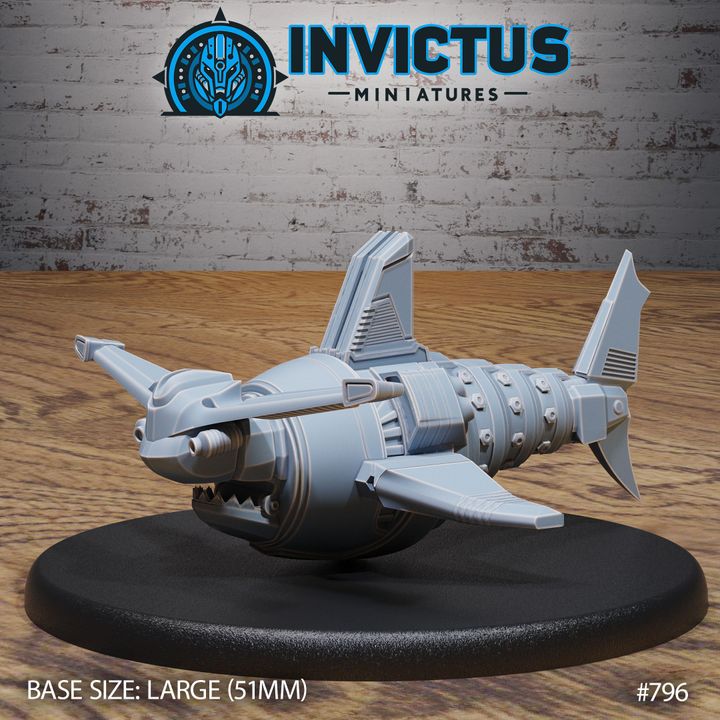 3D Printable Shark Robot / Water Mech / Swimmer Machine / Steel Beast ...