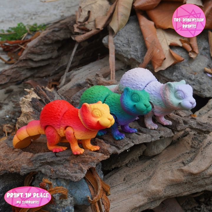 3D Printable Flexi Beaver by TriDimensionPrints