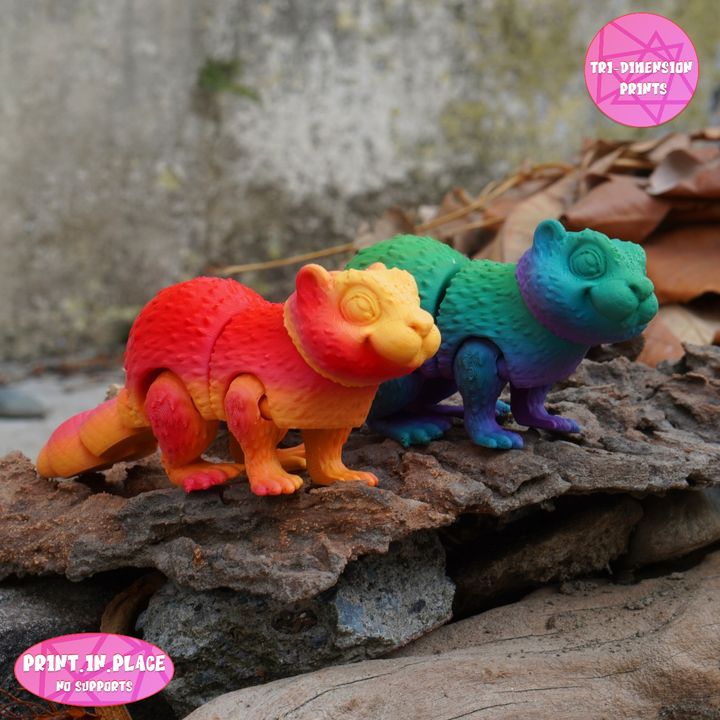 3D Printable Flexi Beaver by TriDimensionPrints