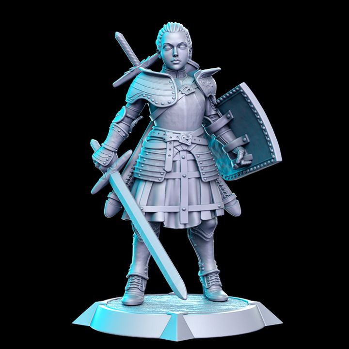 3D Printable PRE-SUPPORTED Order of the Iron Lily II - 32mm - DnD by RN ...
