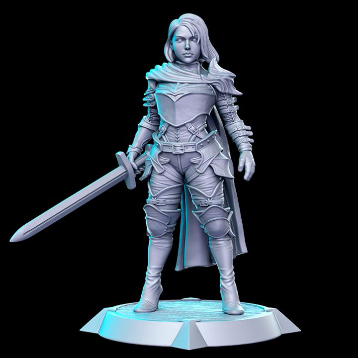 3D Printable PRE-SUPPORTED Order of the Iron Lily II - 32mm - DnD by RN ...