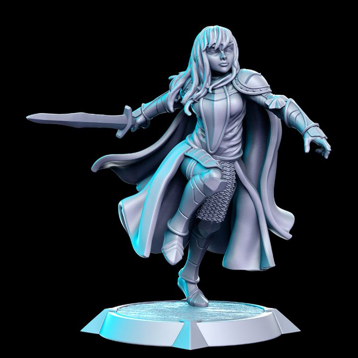 3D Printable PRE-SUPPORTED Order of the Iron Lily II - 32mm - DnD by RN ...