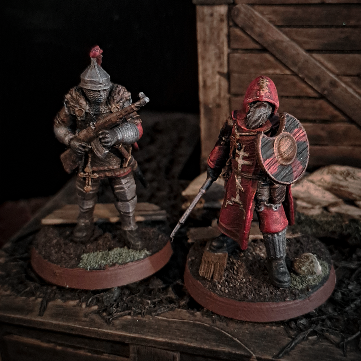 3D Printable Ecclesiarch Clerics - Presupported by ThatEvilOne