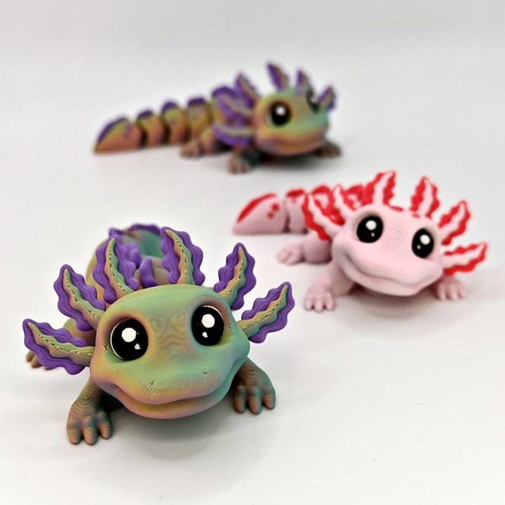 3D Printable Draxolotl by NOZZLE NOOK