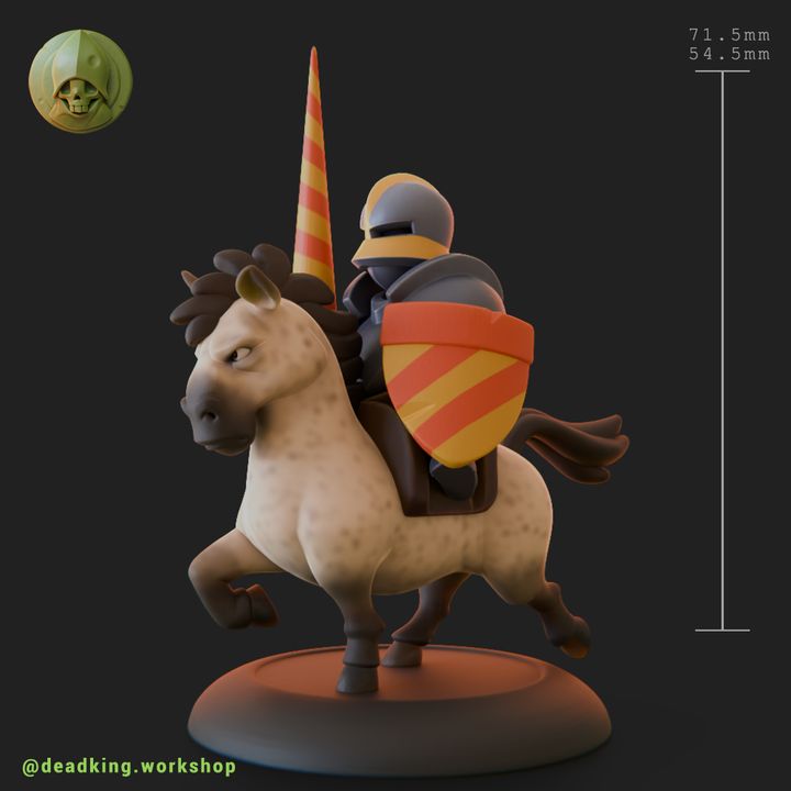 3D Printable Human Knight by Dead King Workshop