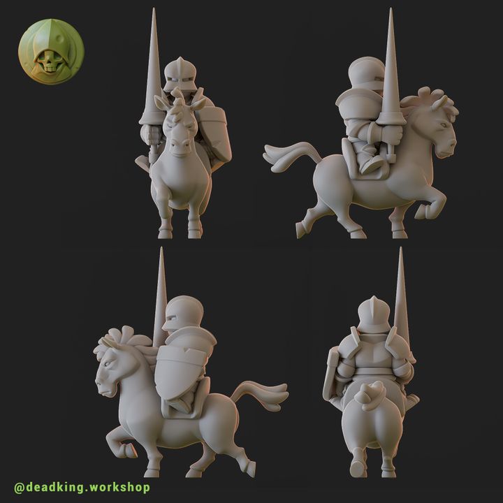 3D Printable Human Knight by Dead King Workshop