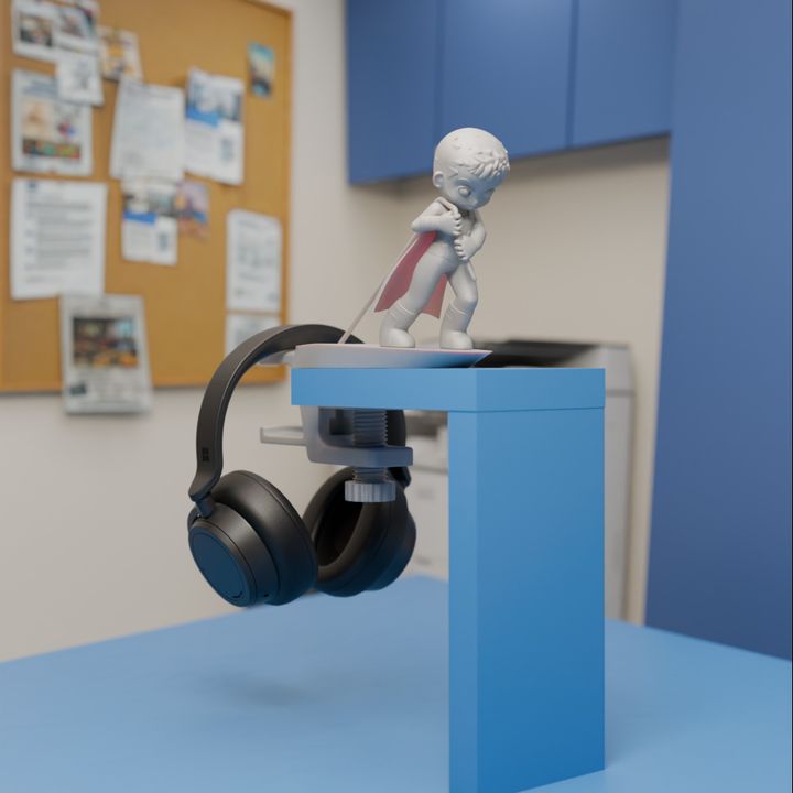 3D Printable Thor Headphone Holder by Studio Tridimen