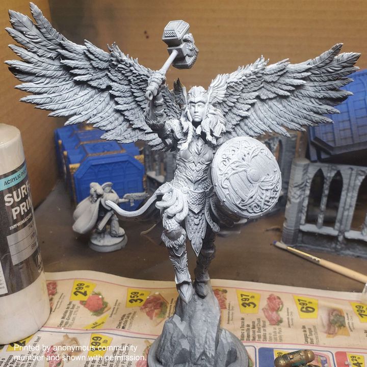 3D Printable Valkyrie by 3DArtGuy