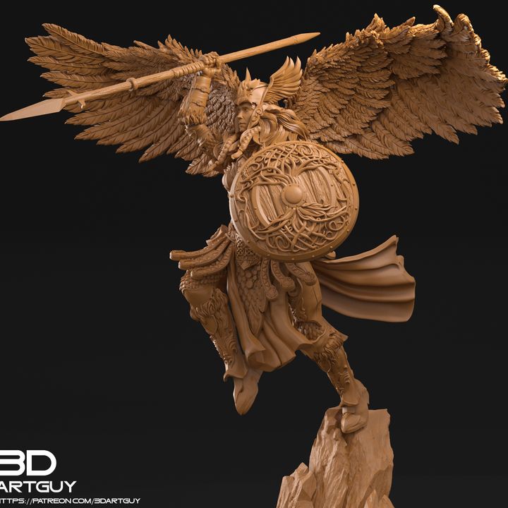 3D Printable Valkyrie by 3DArtGuy