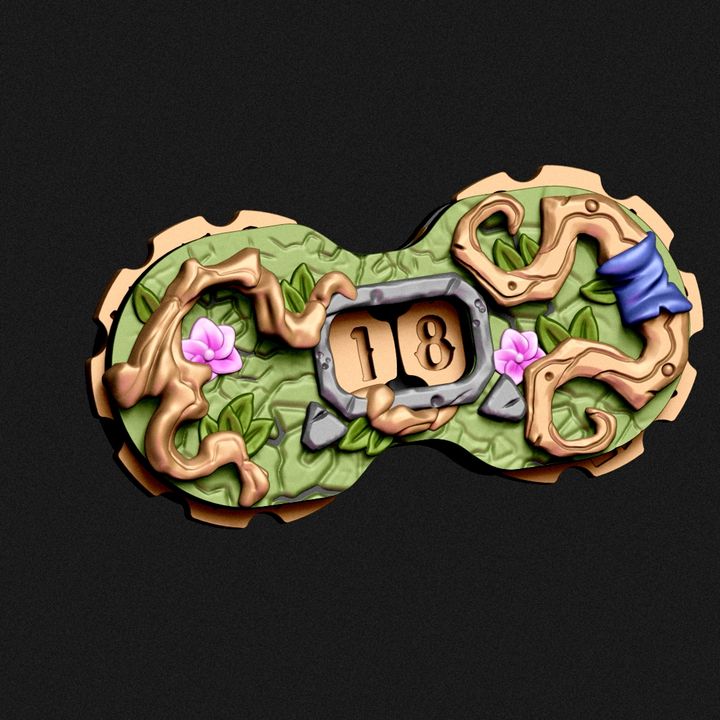 3D Printable Ranger Life Counter by Fabio Rizzo