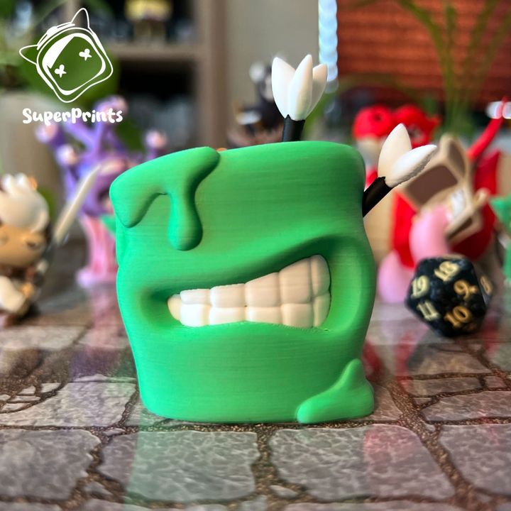 3D Printable Gelatinous Cube - Easy Multicolor FDM RPG Minis (No ...