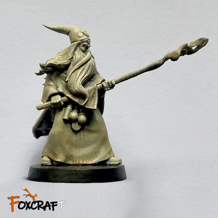 3D Printable Water Wizard by FoxCraft Creations
