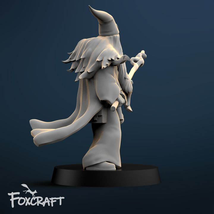 3D Printable Water Wizard by FoxCraft Creations