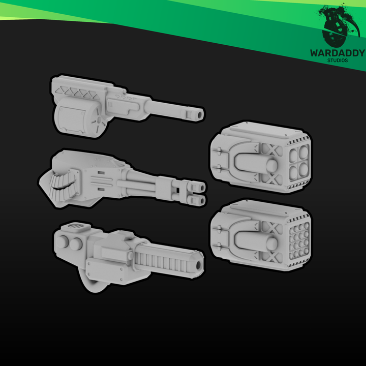 3D Printable Gladiator MKII (10mm EPIC) (Multipart) by WarDaddy Studios