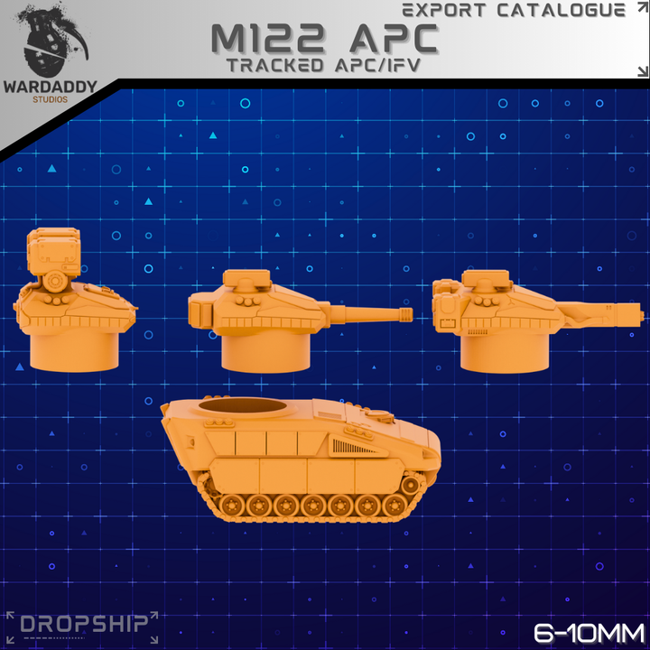 3D Printable M122 APC by WarDaddy Studios