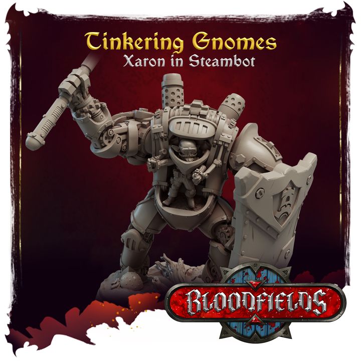 3D Printable Tinkering Gnomes - Xaron in Steambot - Additional ...