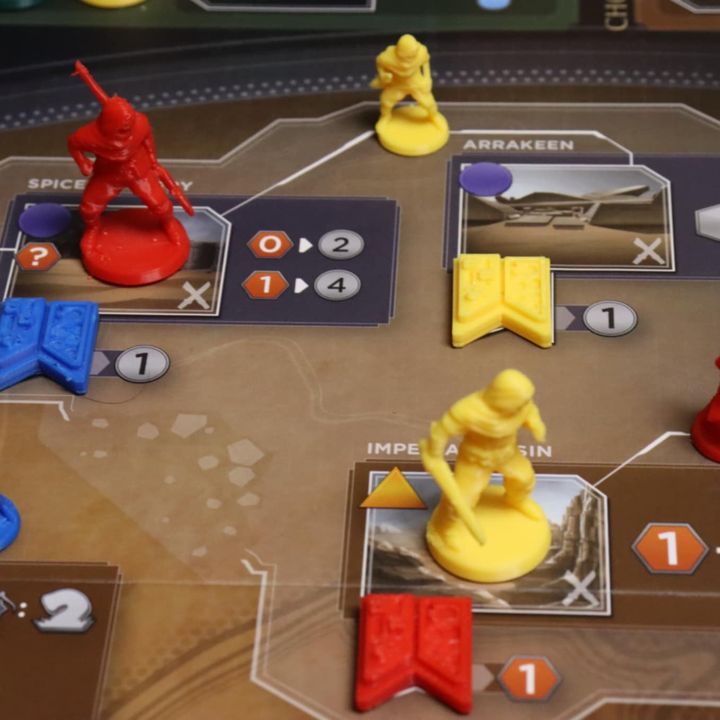 3D Printable Player Tokens for use with Dune Imperium Board Game by ...