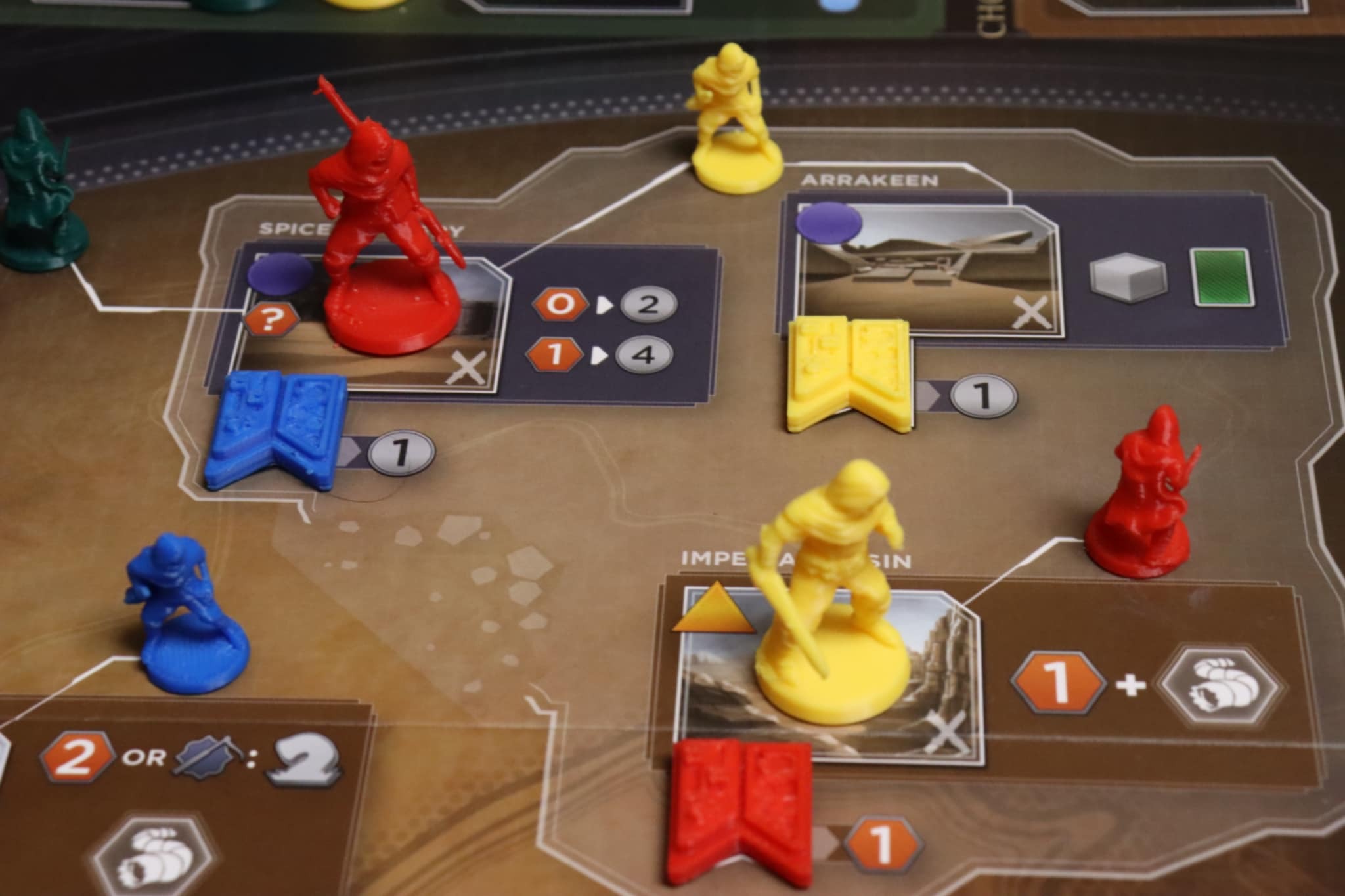 3D Printable Player Tokens for use with Dune Imperium Board Game by ...