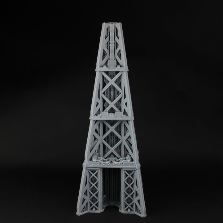 3D Printable Blackwater Refinery - Land Drilling Rig by Tesseract Tomb