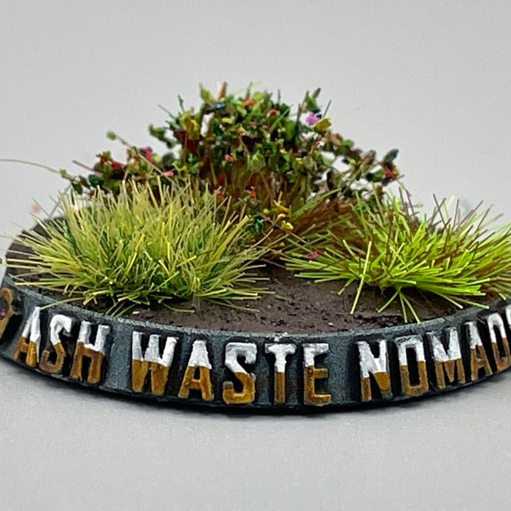 3D Printable Hive City / Sump City Ash Waste Nomad Name Plate Builder ...