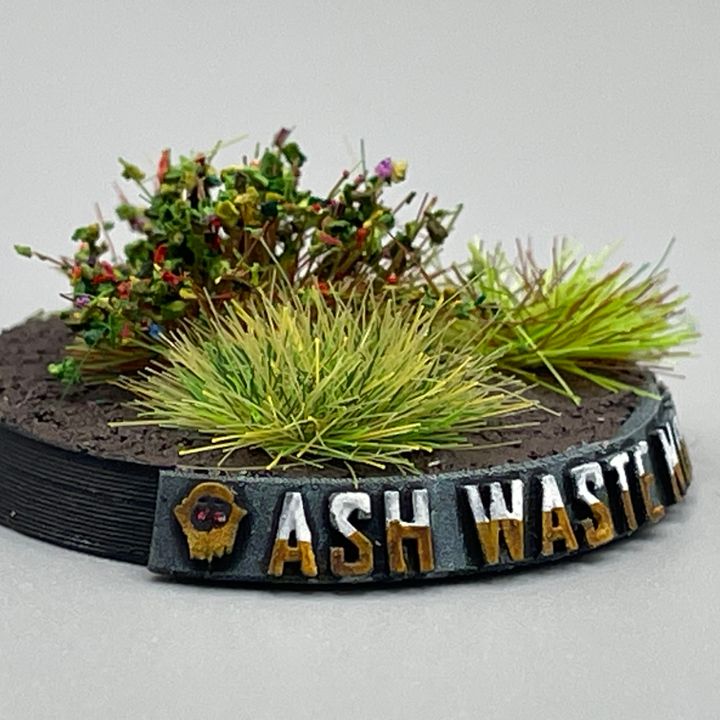 3D Printable Hive City / Sump City Ash Waste Nomad Name Plate Builder ...