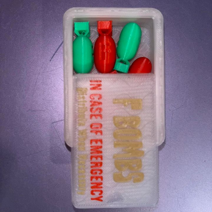 3D Printable F Bomb Kit by Jambaby Designs