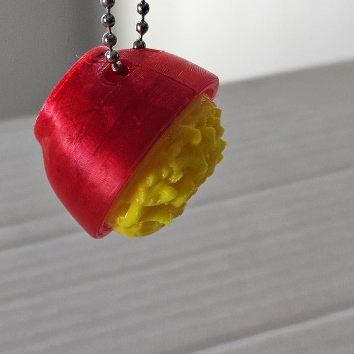 3D Printable Happy Mackie Mac and Cheese Clicky Fidget and Keychain by ...