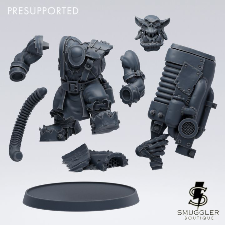 3D Printable Krugg Da Big Shoota - Variant 2 by Smuggler Boutique