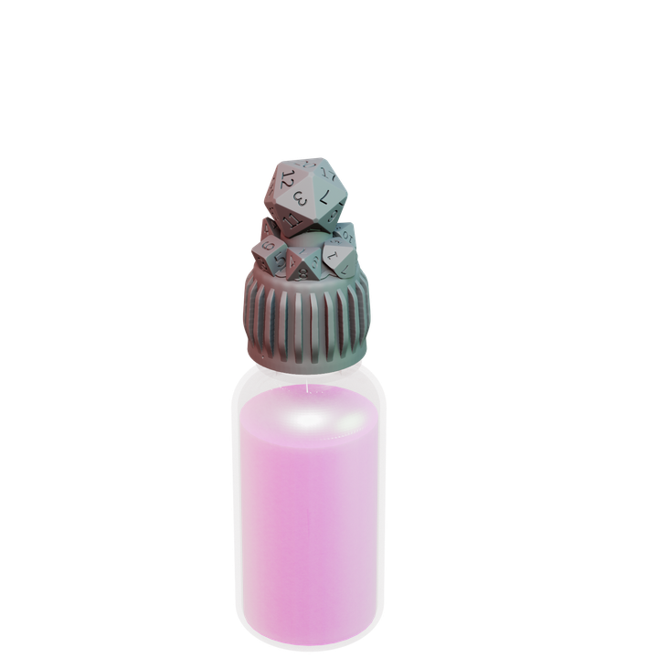 3D Printable Dice cap by Crosslances