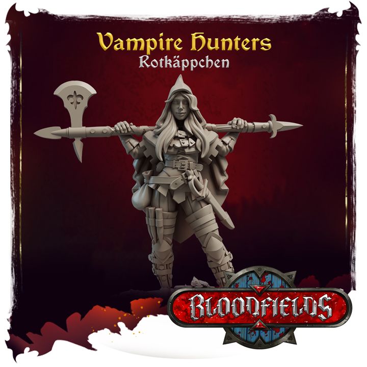 3D Printable Vampire Hunters - Rotkäppchen - Additional Miniatures by ...