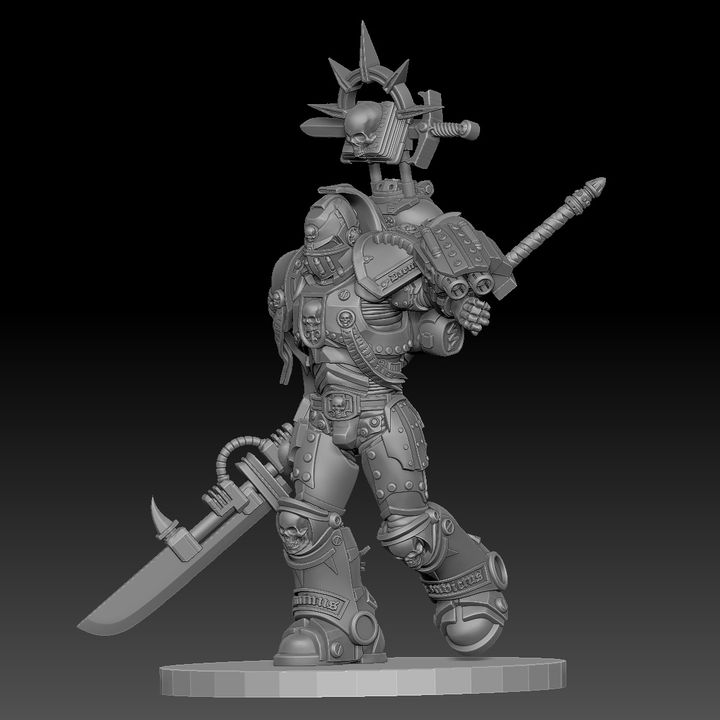 3D Printable Steel Sanctifier 7 by Silent Gil