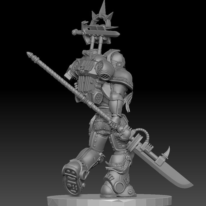 3D Printable Steel Sanctifier 7 by Silent Gil