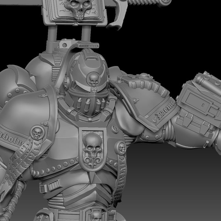 3D Printable Steel Sanctifier 7 by Silent Gil