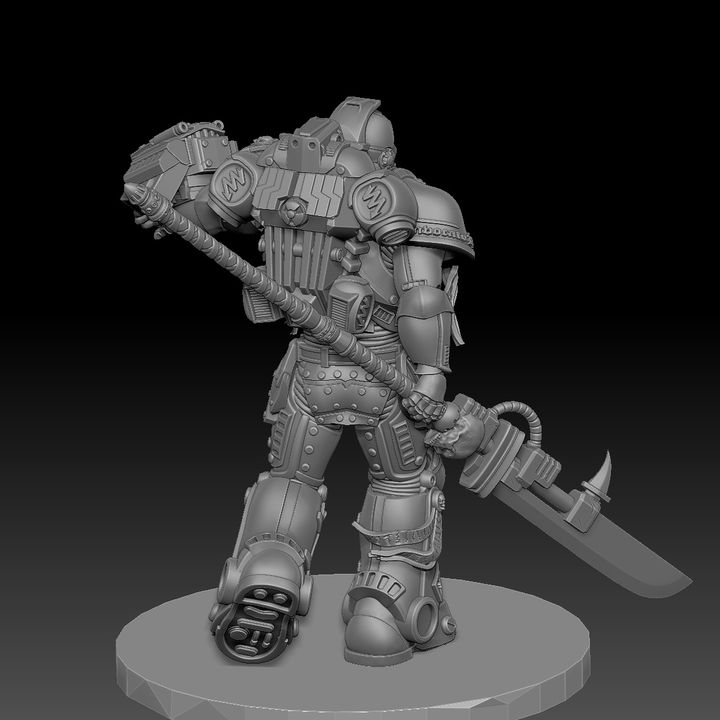 3D Printable Steel Sanctifier 7 by Silent Gil