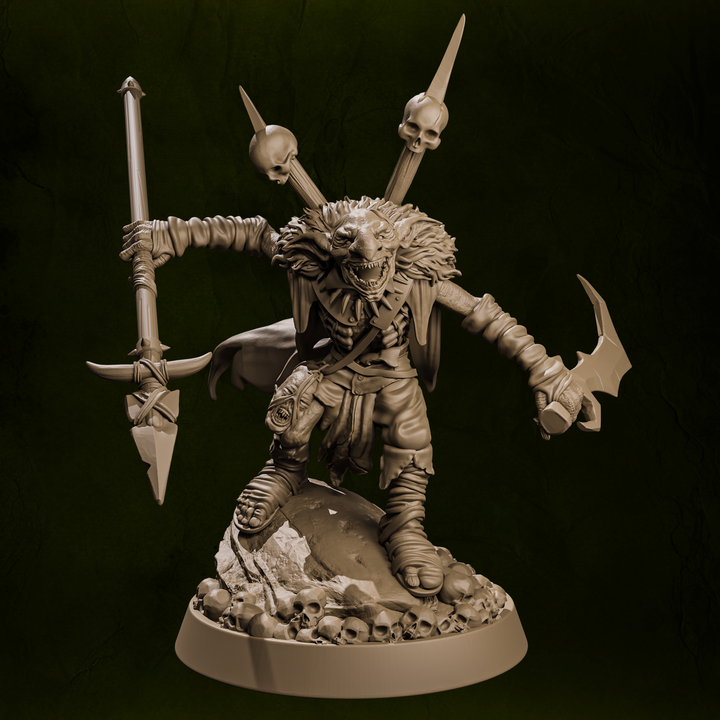 3D Printable Skull Hoarder (Goblin) – 72mm 3D Printable Miniature | STL ...