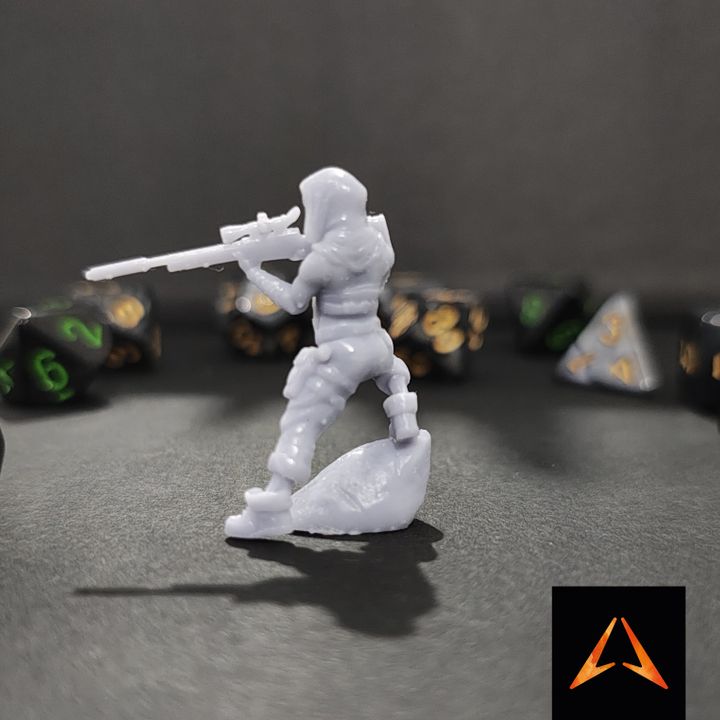3D Printable RAVEN SNIPER ATACK SURVIVOR ZOMBIE ARMED DND by Aftermath ...