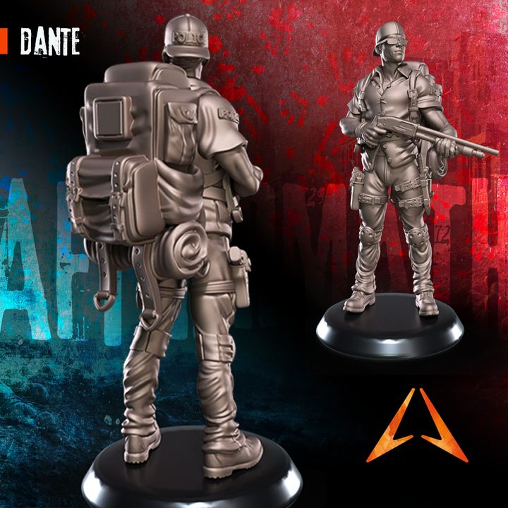 3D Printable DANTE SURVIVOR Shotgun DND by Aftermath Studios