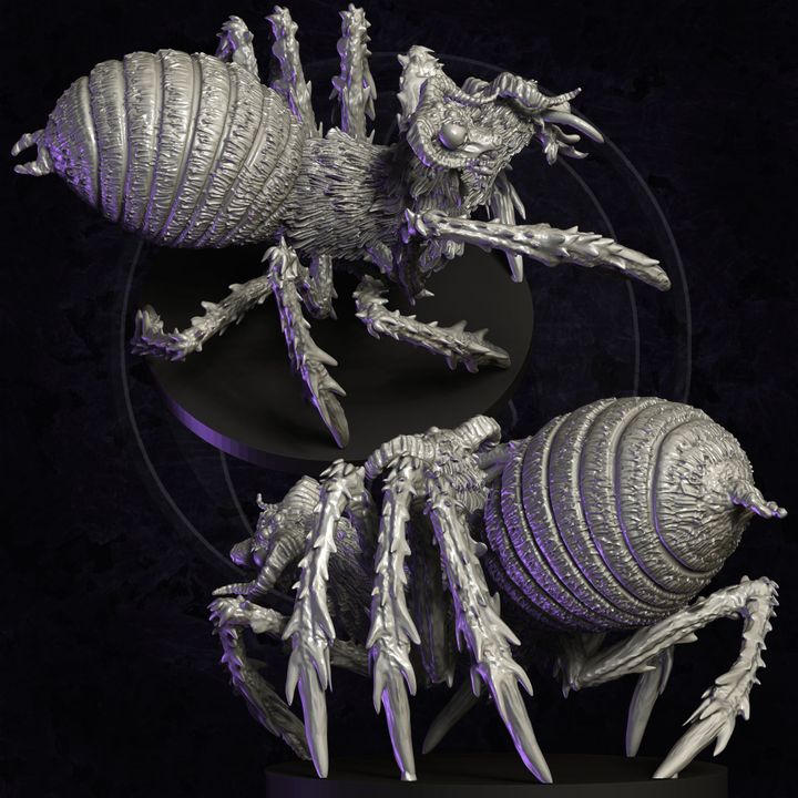 3D Printable SPIDER-GOAT MUTANT: RPG Post-Apocalypse 2-Headed Freak by ...