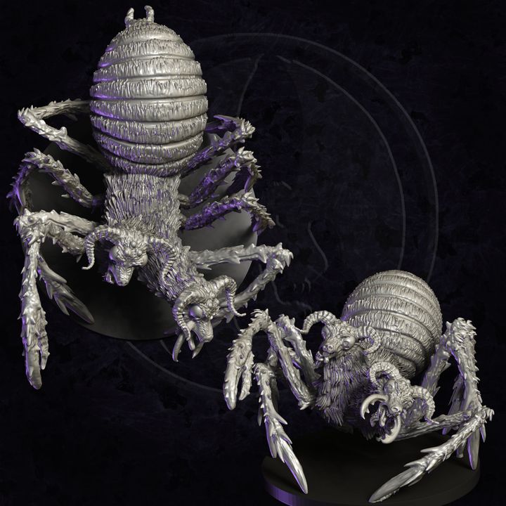 3D Printable SPIDER-GOAT MUTANT: RPG Post-Apocalypse 2-Headed Freak by ...