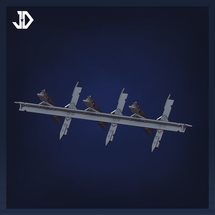 3D Printable Hedgehog Obstacle W4 by JD miniatures