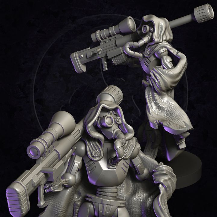 3D Printable ASSASSIN BOT Grimdark Post-Apocalypse RPG Robot by Dark ...