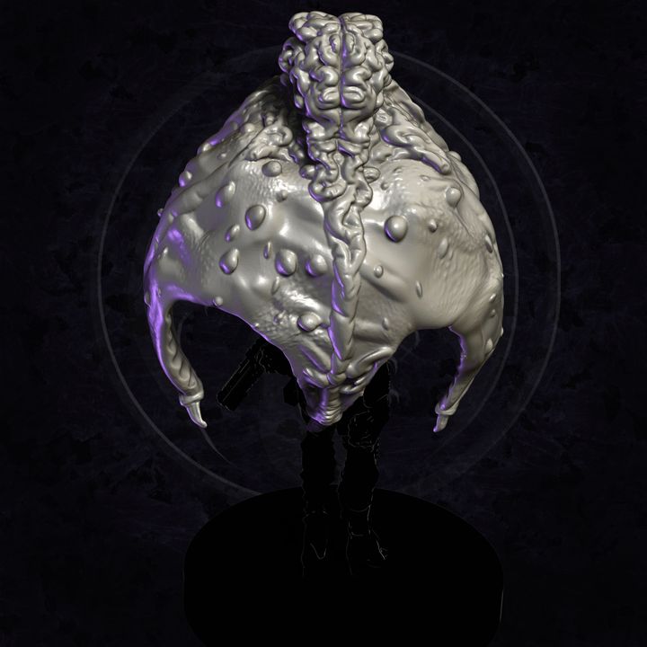 3D Printable BRAIN-BAT Attacking: RPG Sci-Fi Horror Mutant Monsters by ...