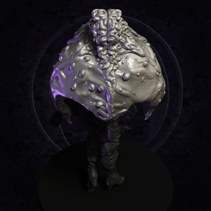 3D Printable BRAIN-BAT Attacking: RPG Sci-Fi Horror Mutant Monsters by ...