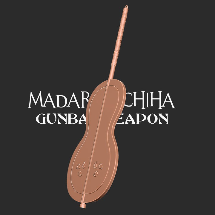 3D Printable madara gunbai sword for cosplay prop by Printhub