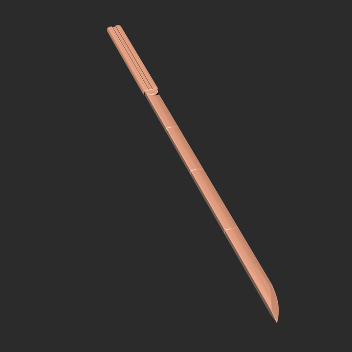 3D Printable Sword of Kusanagi - Sasuke Uchiha 3d print model by Printhub