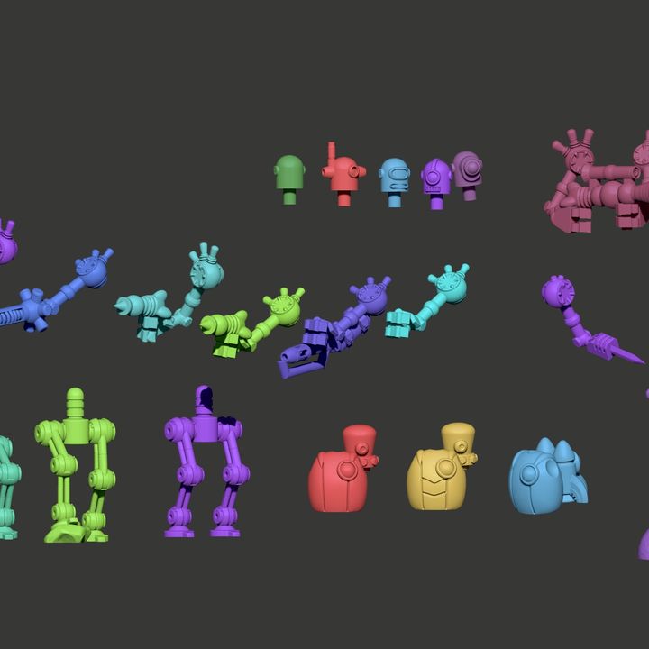 3D Printable Pulp sci-fi Bot by agostini