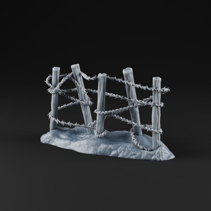 3D Printable Barbed Wire - STL Pack by Benjamin