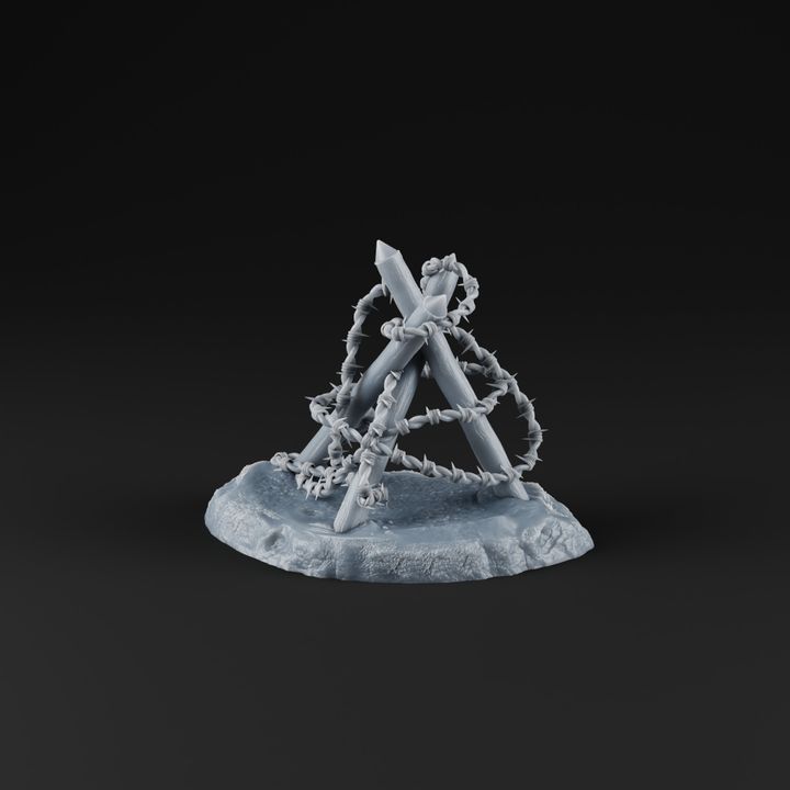 3D Printable Barbed Wire - STL Pack by Benjamin